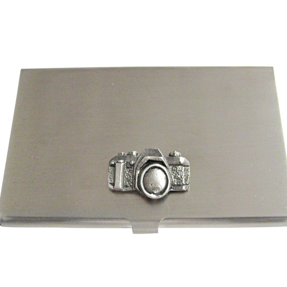 Kiola Designs | Accessories | Textured Camera Business Card Holder ...